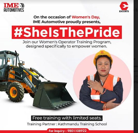 आइएमई अटोमोटिभ्सको महिला सशक्तिकरण अभियान | SouryaOnline