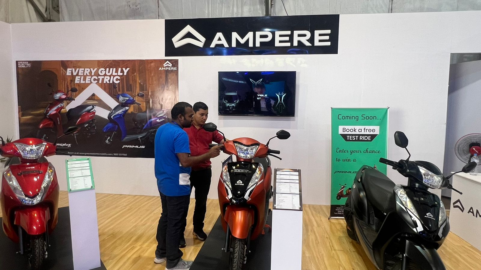 Booking Open for Ampere EV scooters In Nepal: Price & Specifications | SouryaOnline