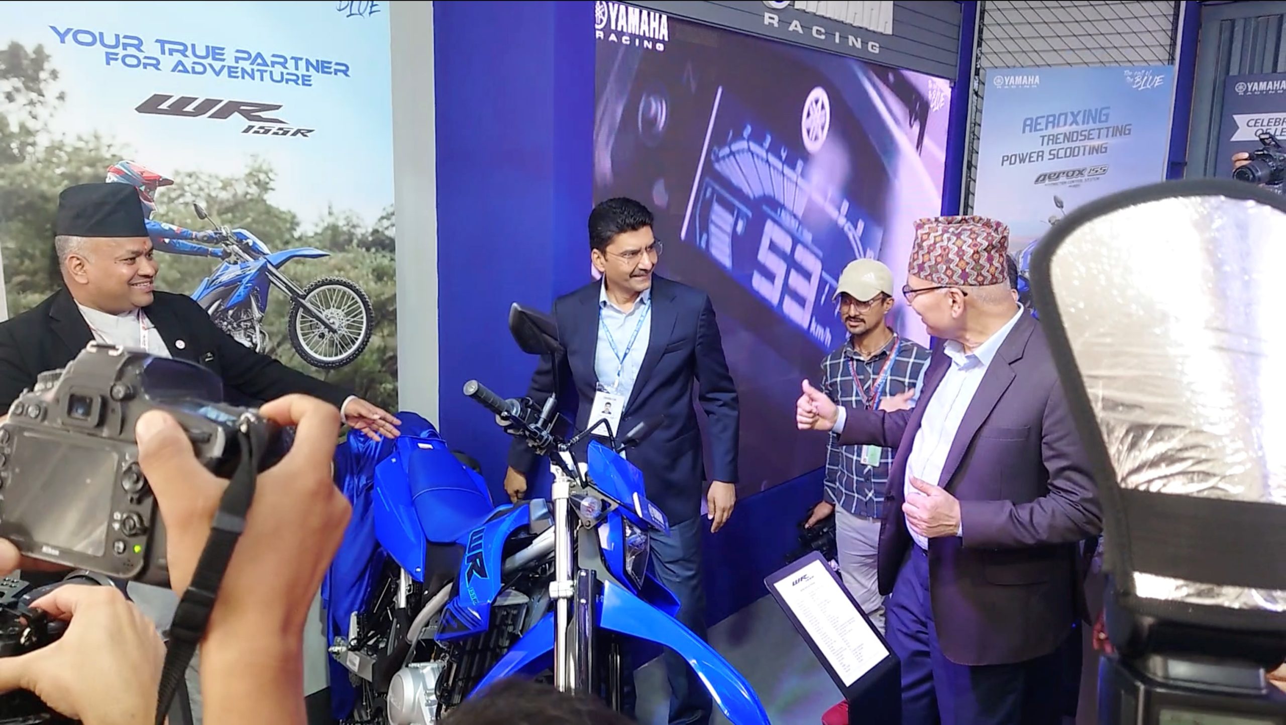 Yamaha WR 155R Adventure Bike and MT 15 V2 Unveiled at NADA Auto Show ...